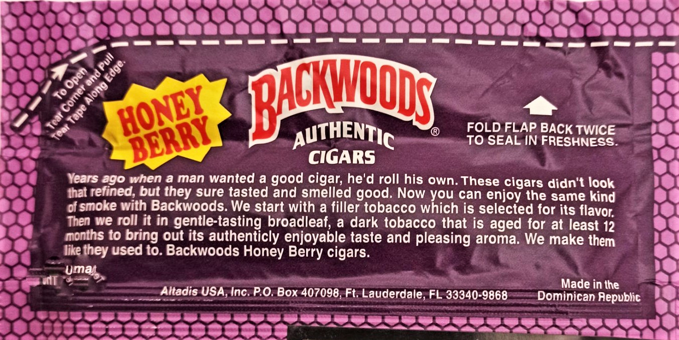 Backwoods Honey Berry - Buy cigarettes, cigars, rolling tobacco, pipe ...