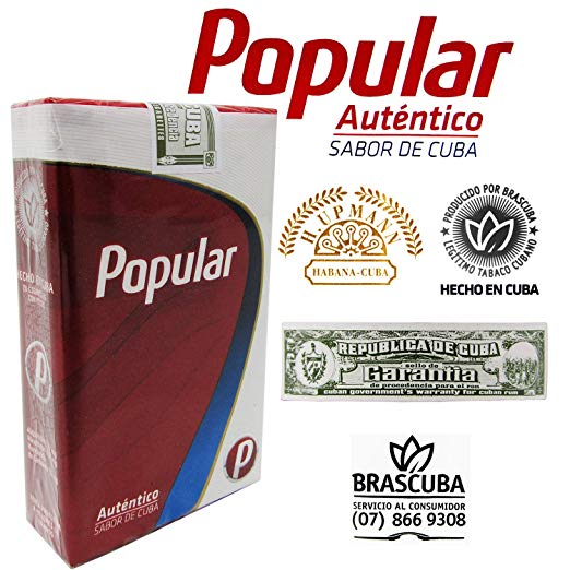 POPULAR Auténtico Cuba Cigarettes - Buy cigarettes, cigars, rolling ...