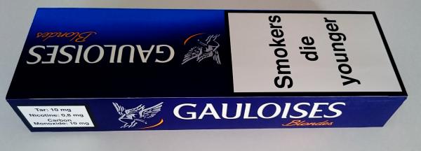 Gauloises Blondes Blue cigarettes - Buy cigarettes, cigars, rolling ...